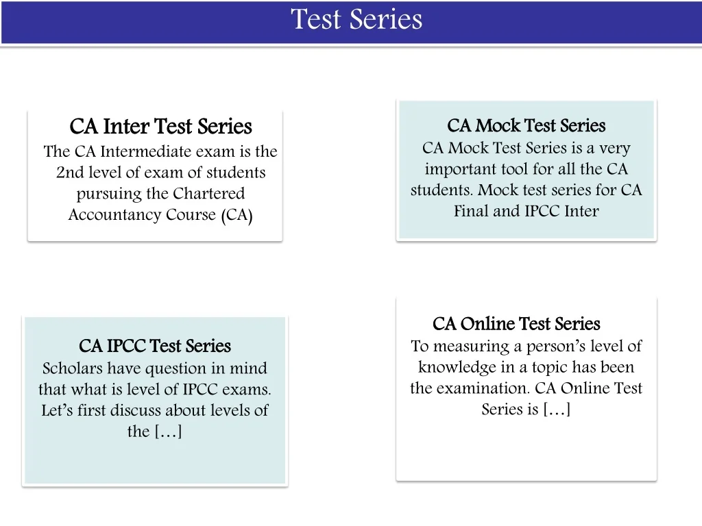 PPT - CA Test Series | CA Final Test Series | Register CA Series ...