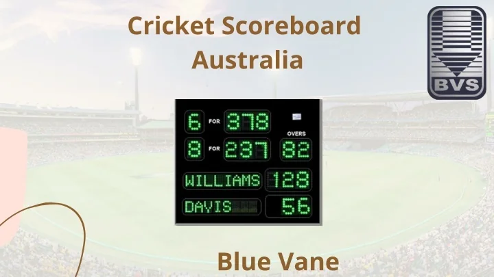PPT - Cricket Scoreboard Australia PowerPoint Presentation, free ...