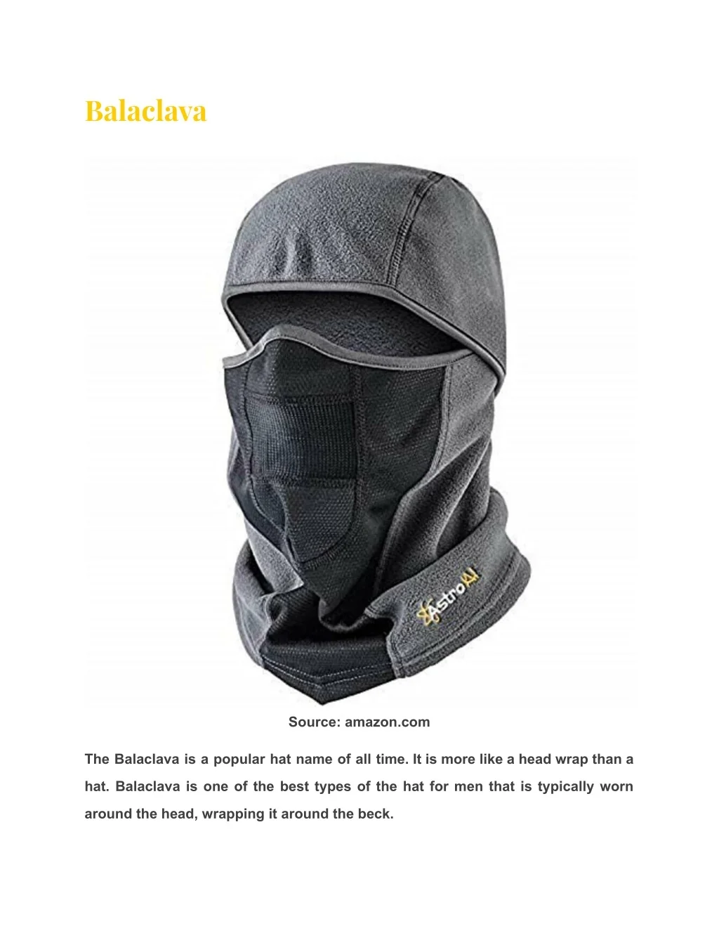 PPT - Different Types of Hats for Men and Women PowerPoint Presentation ...