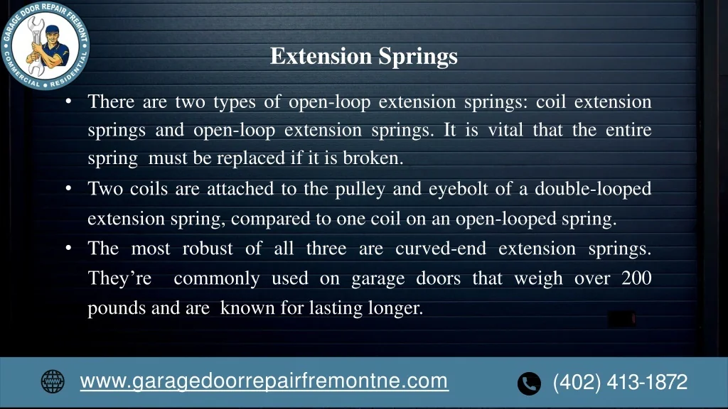 PPT - What You Need to Know About a Garage Door Spring Repair ...