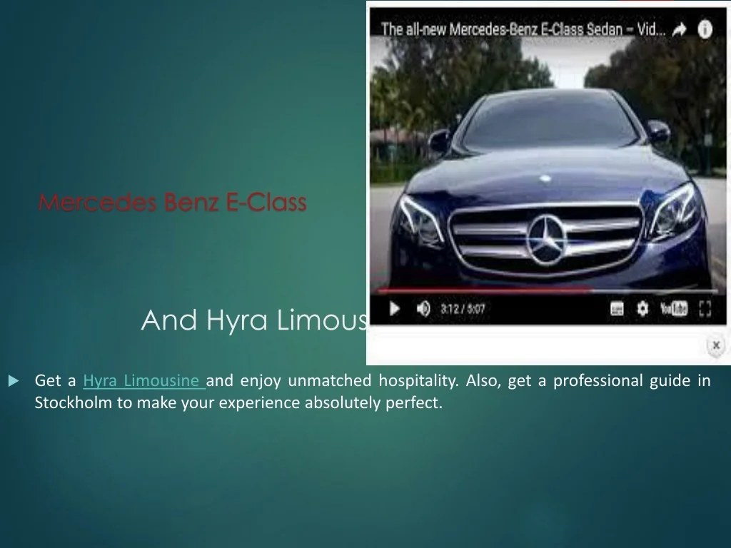 PPT - Hyra Limousine & Limousineservice i Stockholm PowerPoint ...