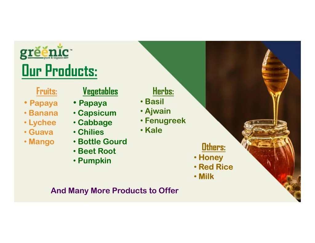 PPT - Best Organic Farm To Visit | Organic Farm Products at Greenic ...
