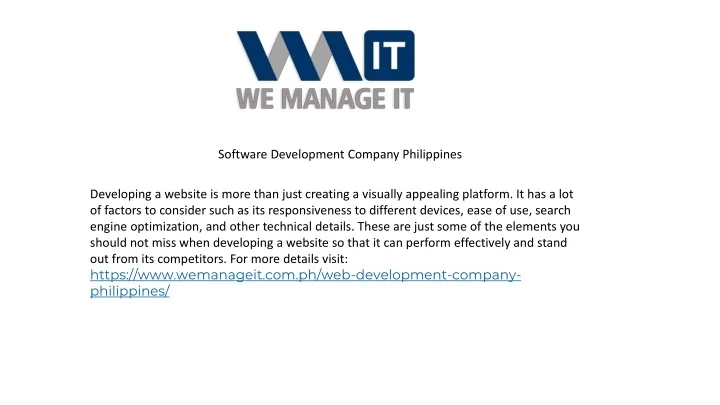 PPT - Software Development Philippines PowerPoint Presentation, free ...