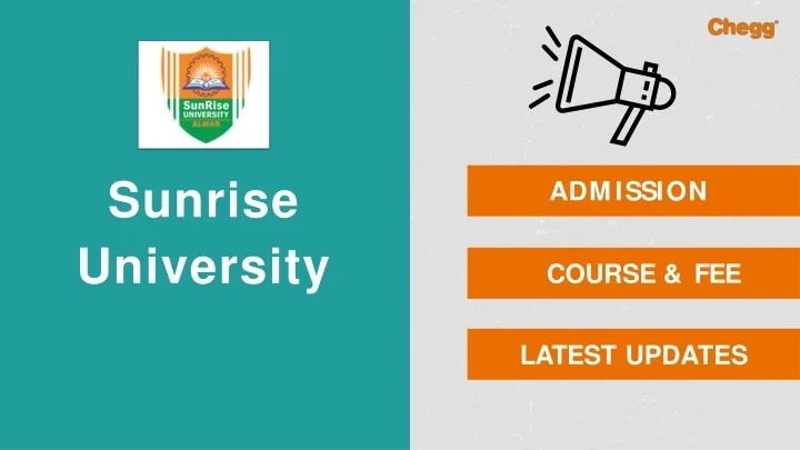 PPT - Sunrise University - [SU], Alwar PowerPoint Presentation, free ...