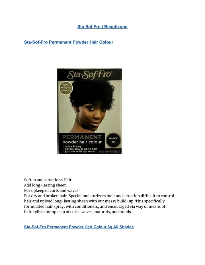 PPT - Sta Sof Fro _ Beautizone PowerPoint Presentation, free download ...