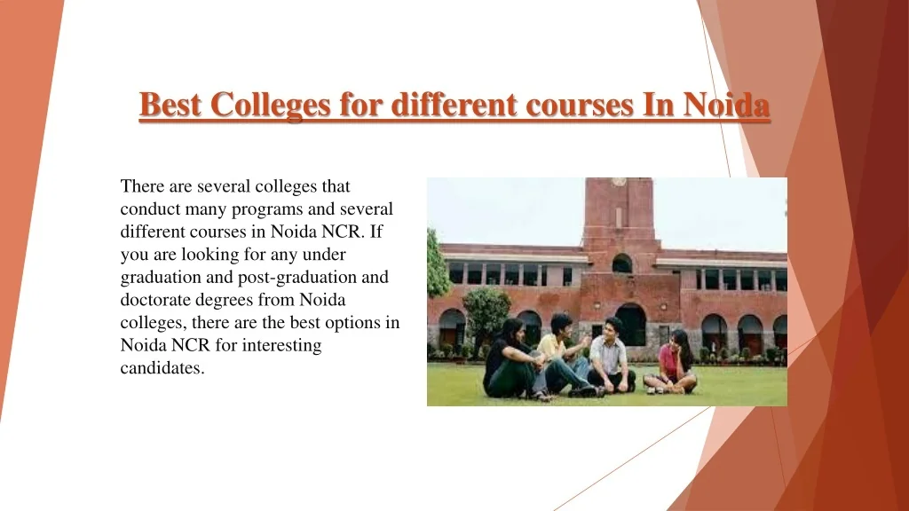 PPT - Best colleges for different courses in Noida PowerPoint ...