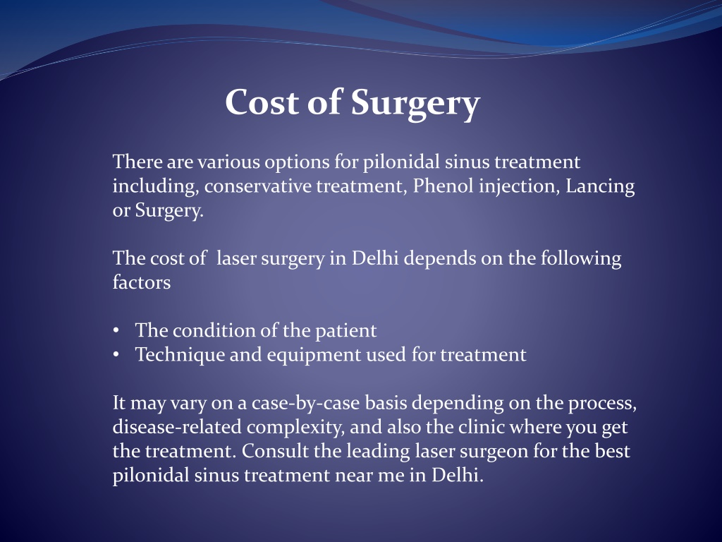 Ppt Pilonidal Sinus Treatment Powerpoint Presentation Free Download