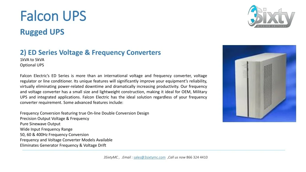 PPT - 40kVA UPS | 6kVA UPS | Falcon UPS | Industrial UPS PowerPoint ...