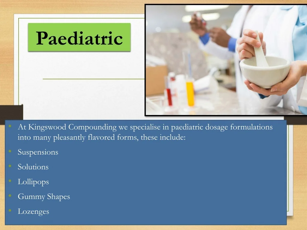 PPT - Pediatric Compounding Pharmacy in Australia PowerPoint ...