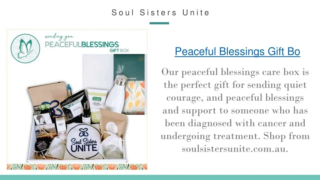 PPT - Gift Box for Cancer Patients - Soul Sister Unite PowerPoint ...