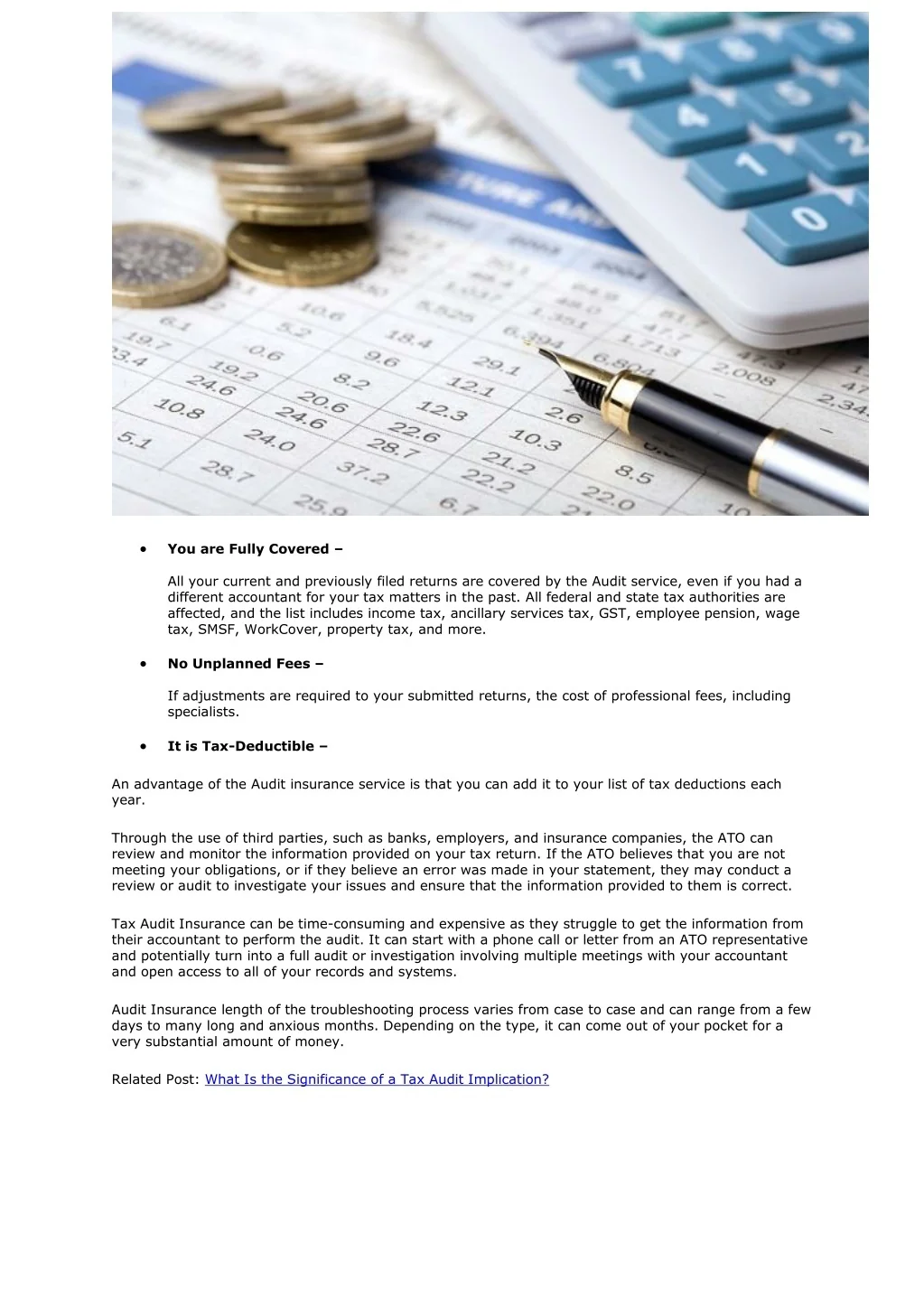 PPT - What are the Benefits of Purchasing Tax Audit Insurance ...