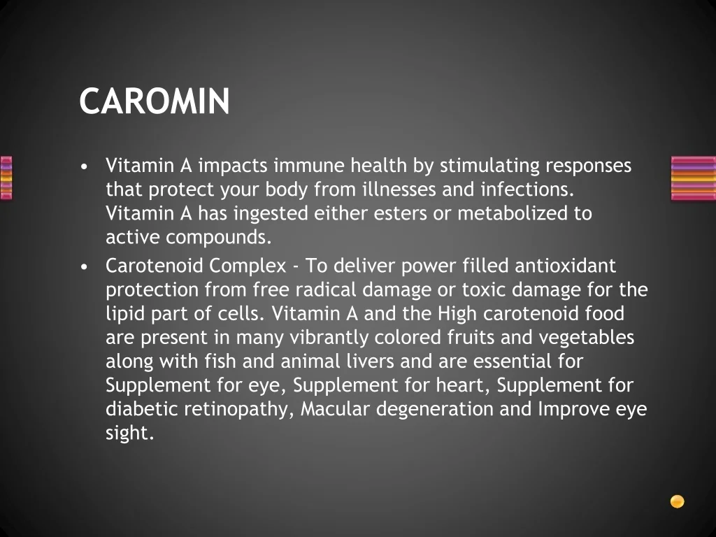 PPT - Free Radical Damage - High Carotenoid Food -Lutein- Supplement ...