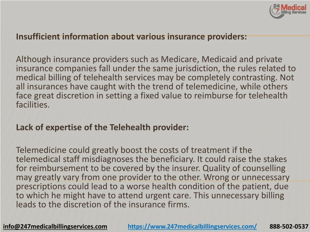 PPT - Common Medical Billing Challenges Related To Telemedicine ...