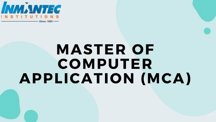 PPT - Master of Computer Application (MCA) PowerPoint Presentation ...