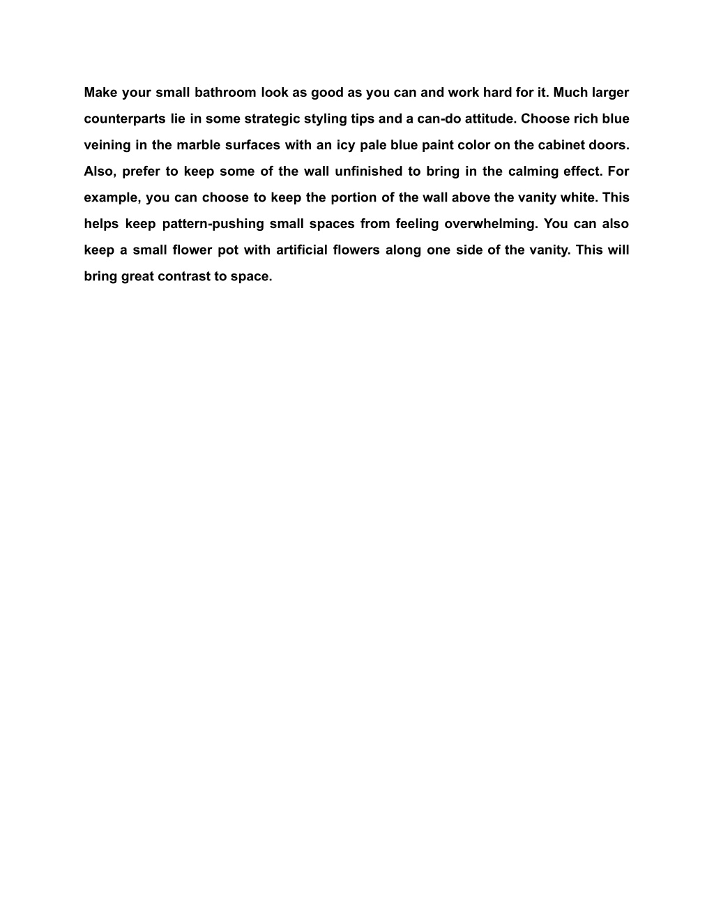 Ppt Amazing Small Bathroom Ideas For Small Homes Powerpoint