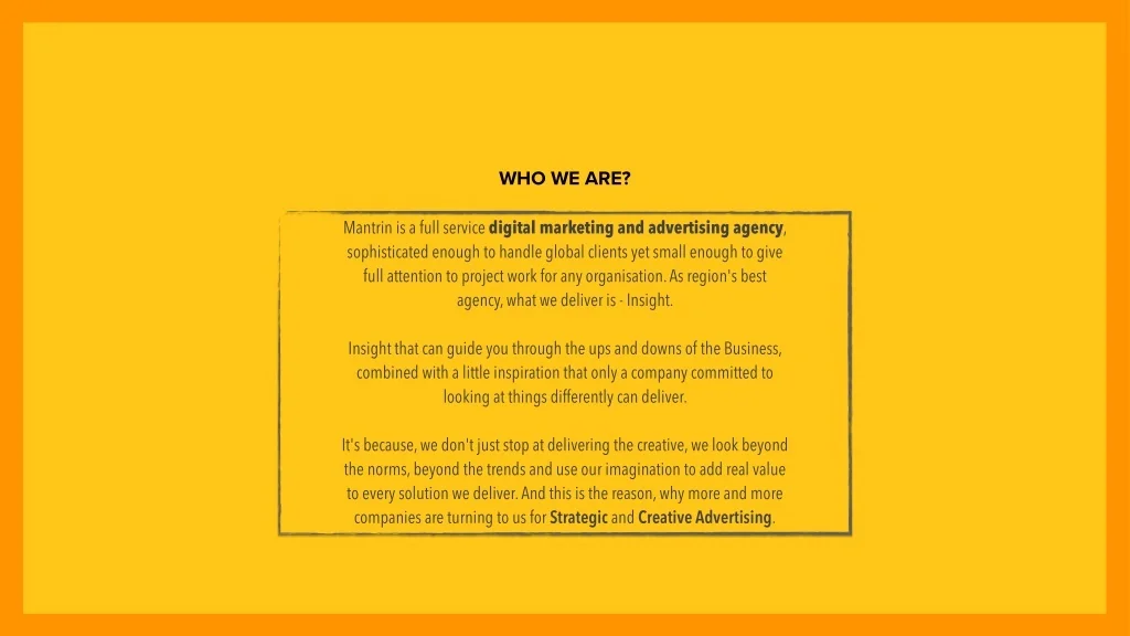 PPT - Digital Marketing and Advertising Agency- Mantrin PowerPoint ...