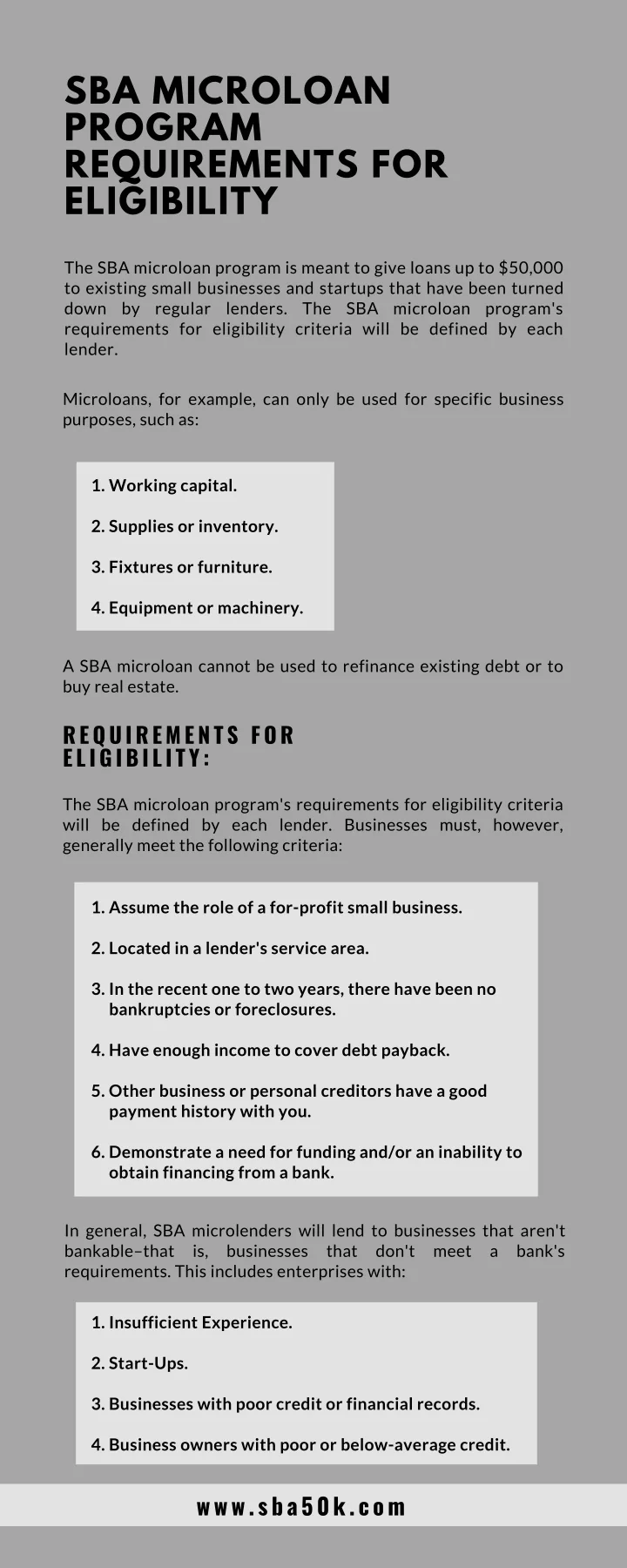 PPT - SBA Microloan Program Requirements For Eligibility PowerPoint ...