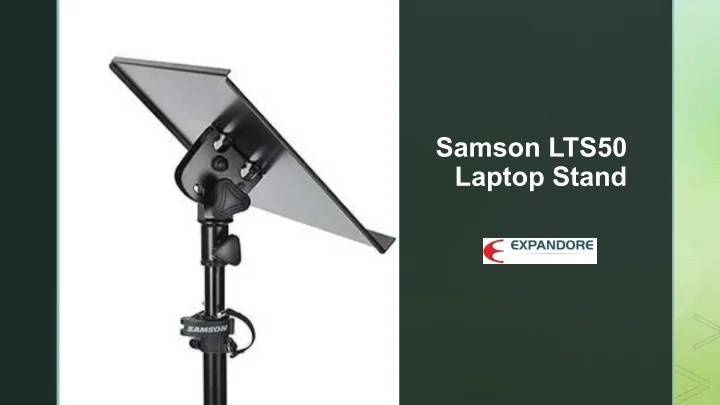 PPT - Samson LTS50 Laptop Stand PowerPoint Presentation, free download ...