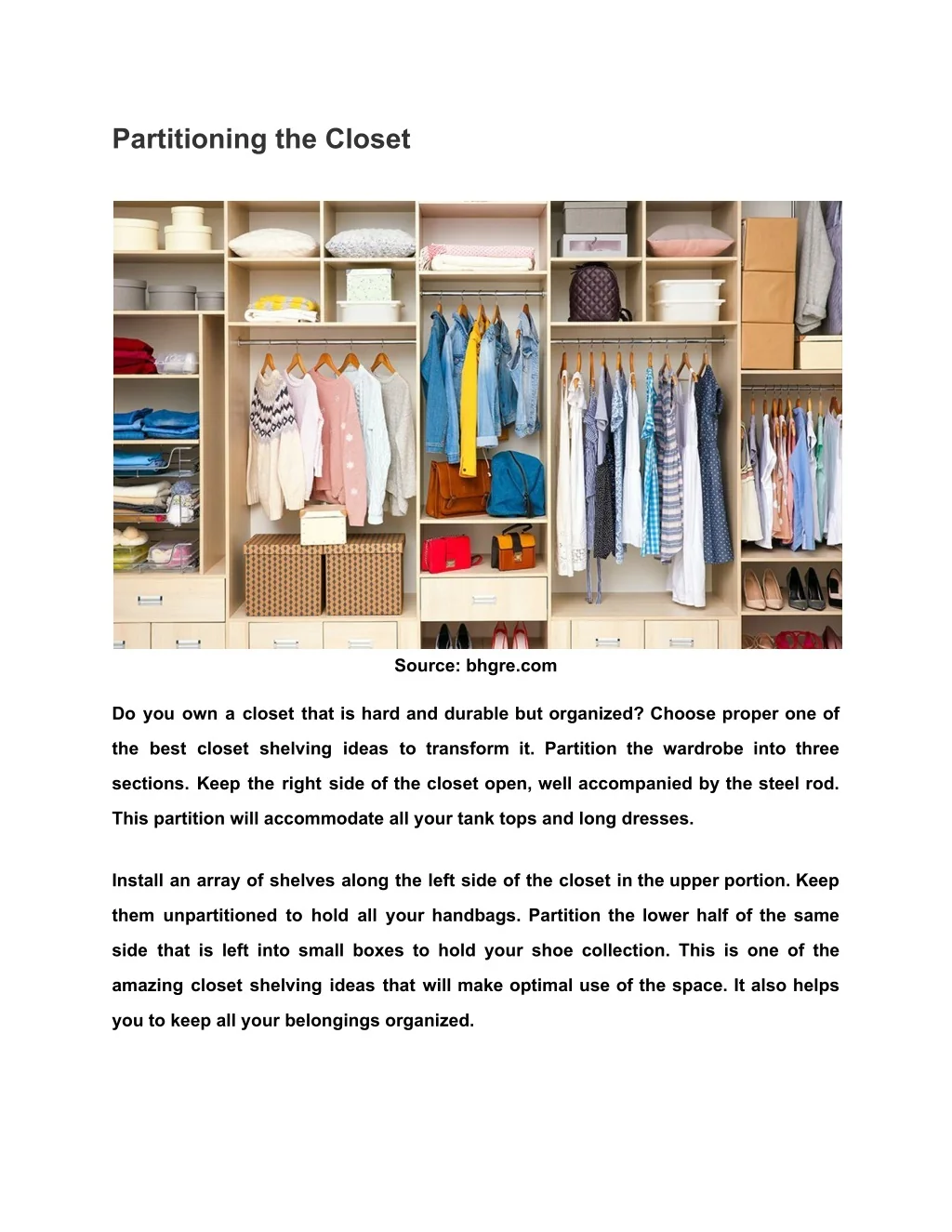 PPT - Closet Organizers Ideas – Manage Smartly PowerPoint Presentation ...