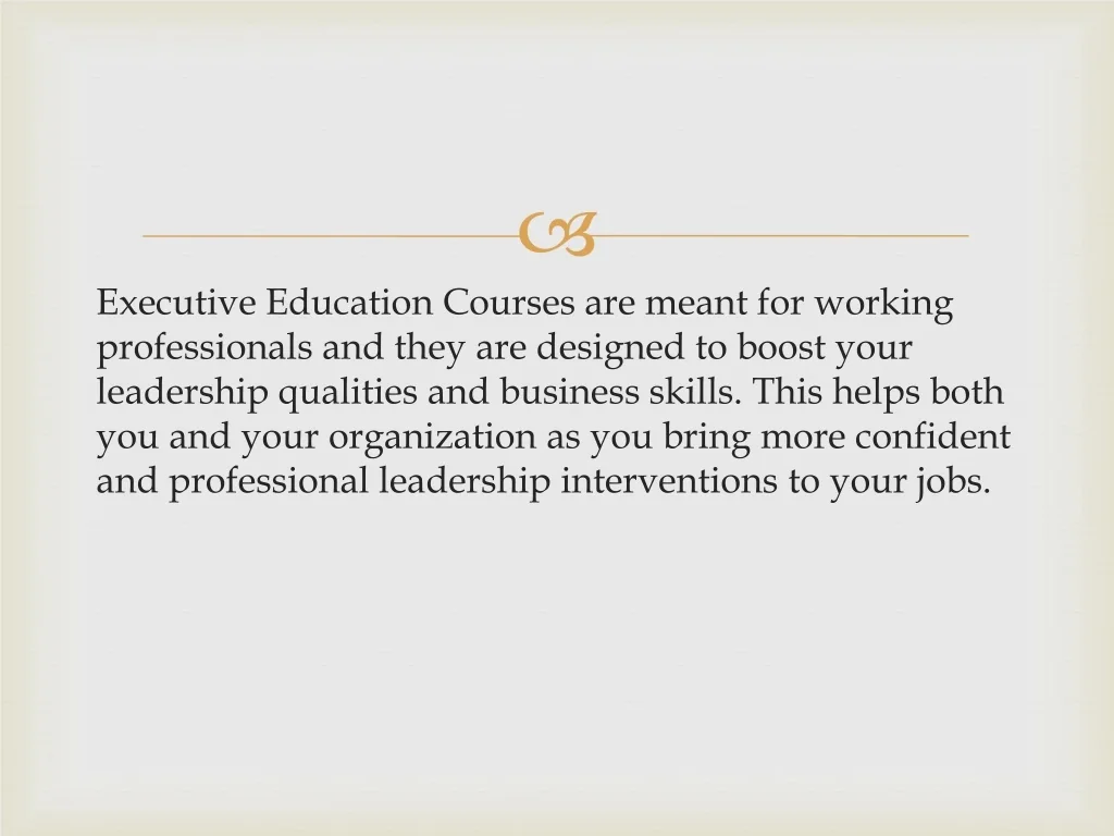 PPT - Online Executive Education Programs PowerPoint Presentation, free ...