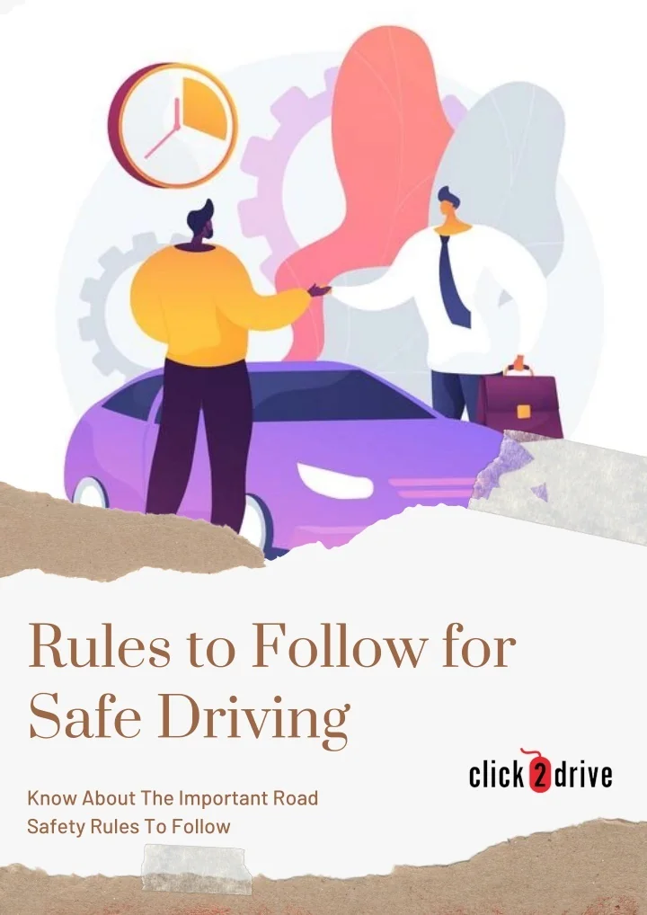 PPT - Rules to Follow for Safe Driving - Click2Drive PowerPoint ...