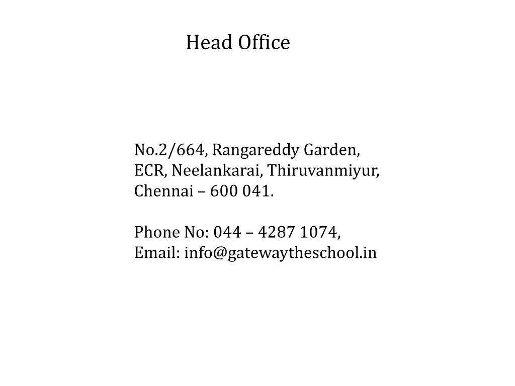 PPT - CBSE Schools in Chennai at India PowerPoint Presentation, free ...