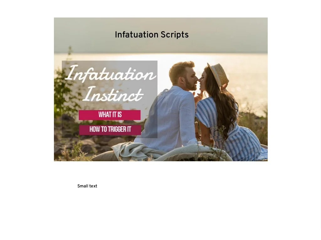 PPT - The Infatuation Scripts You Should Know PowerPoint Presentation ...