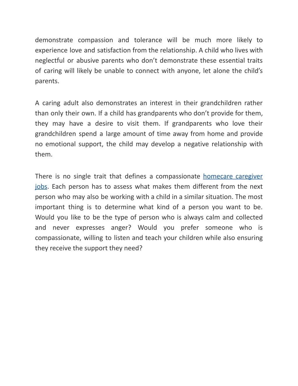 PPT - Top 5 Compassionate Caregiver Characteristics PowerPoint ...