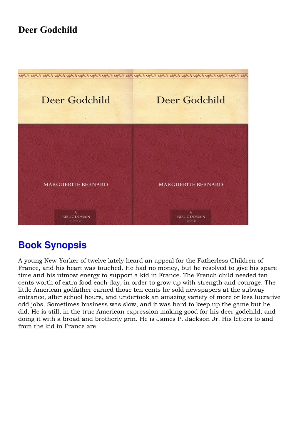 PPT - READ Deer Godchild PowerPoint Presentation, free download - ID ...