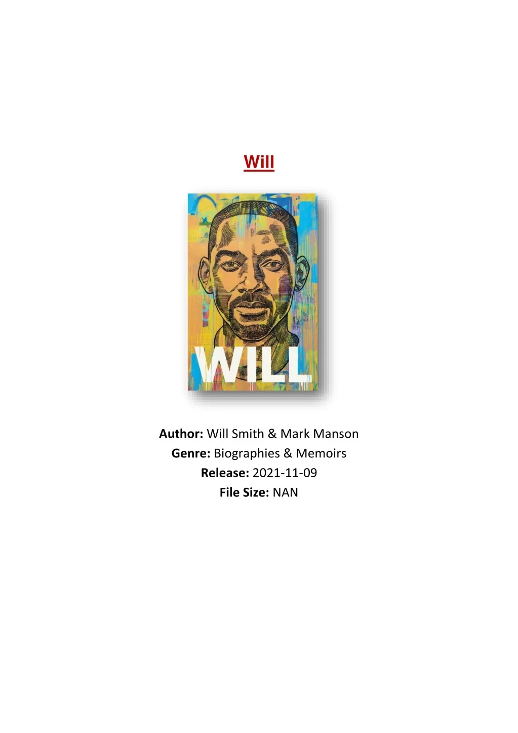 PPT - [PDF] Free Download Will By Will Smith & Mark Manson PowerPoint ...