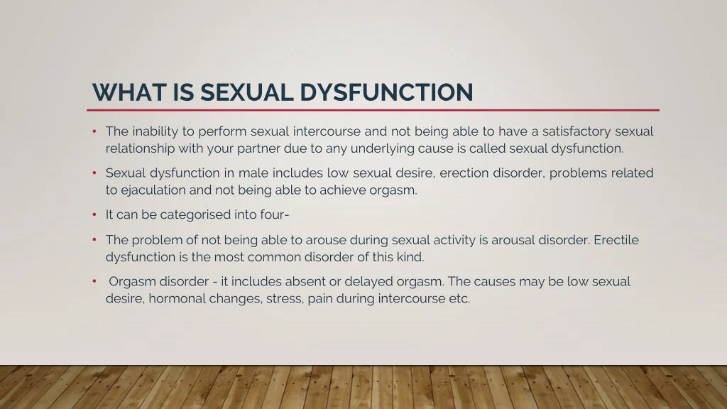 PPT - SEXUAL DISORDER DYSFUNCTION TREATMENT DELHI NCR INDIA PPT ...