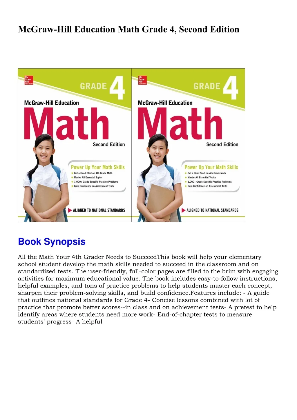 PPT - DOWNLOAD McGraw Hill Education Math Grade 4 Second Edition ...