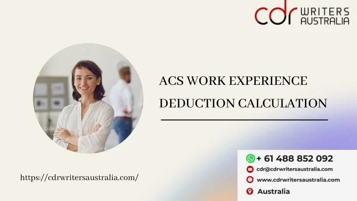 PPT - ACS Work Experience Deduction Calculation PowerPoint Presentation ...