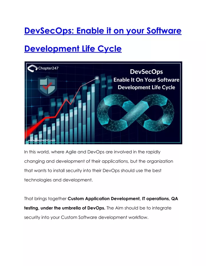 PPT - DevSecOps_ Enable it on your Software Development Life Cycle ... PPT - DevSecOps_ Enable it on your Software Development Life Cycle ...