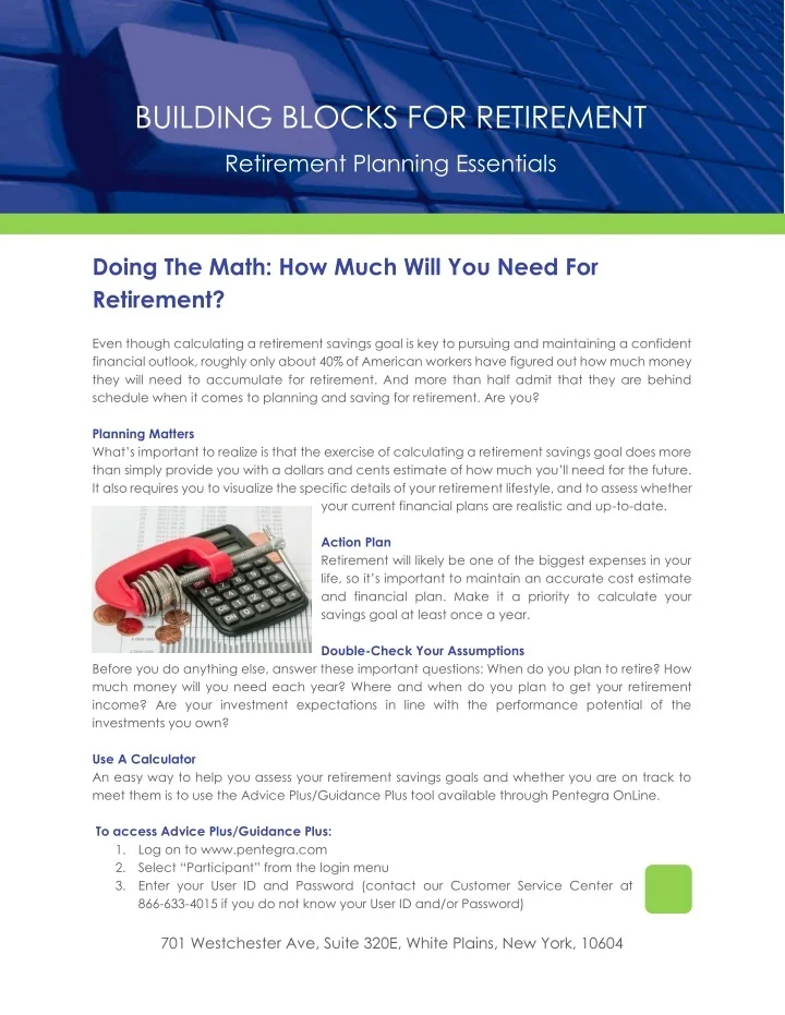 PPT - Doing The Math How Much Will You Need For Retirement PowerPoint ...