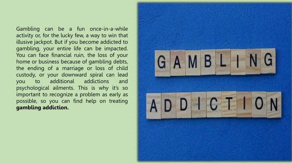 PPT - Best Rehab Center For Gambling Addiction Recovery In Salt Lake ...
