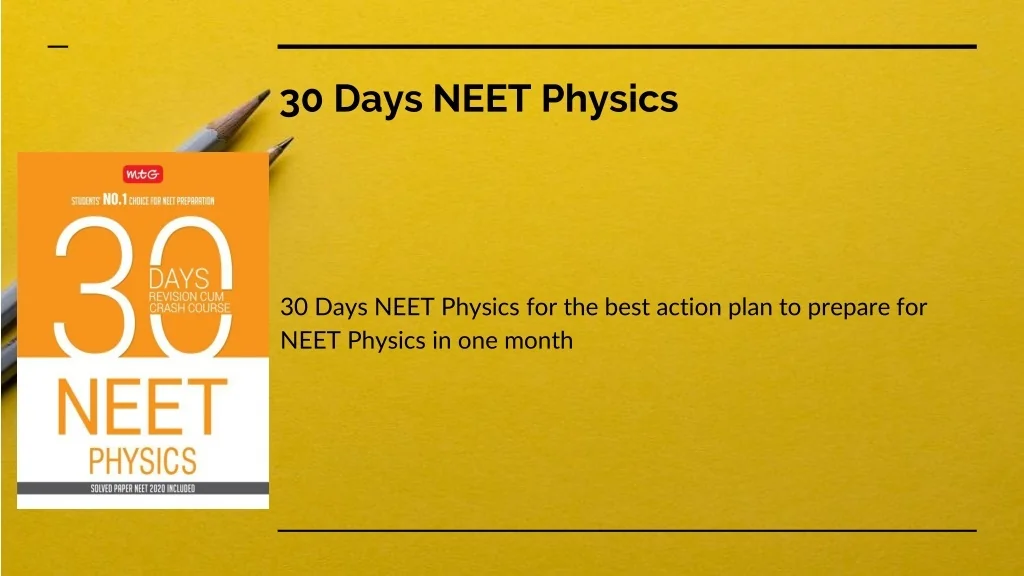 PPT - What are some of the best NEET books for Physics PowerPoint ...
