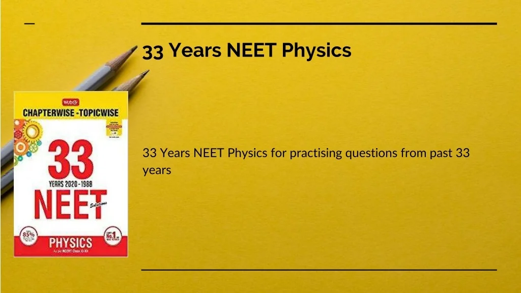 PPT - What are some of the best NEET books for Physics PowerPoint ...