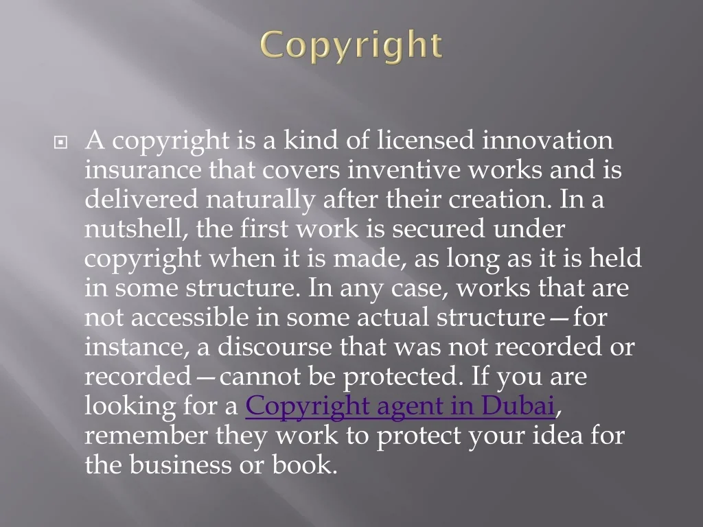 PPT - Trademark and Copyright are Same or Carry any Difference ...