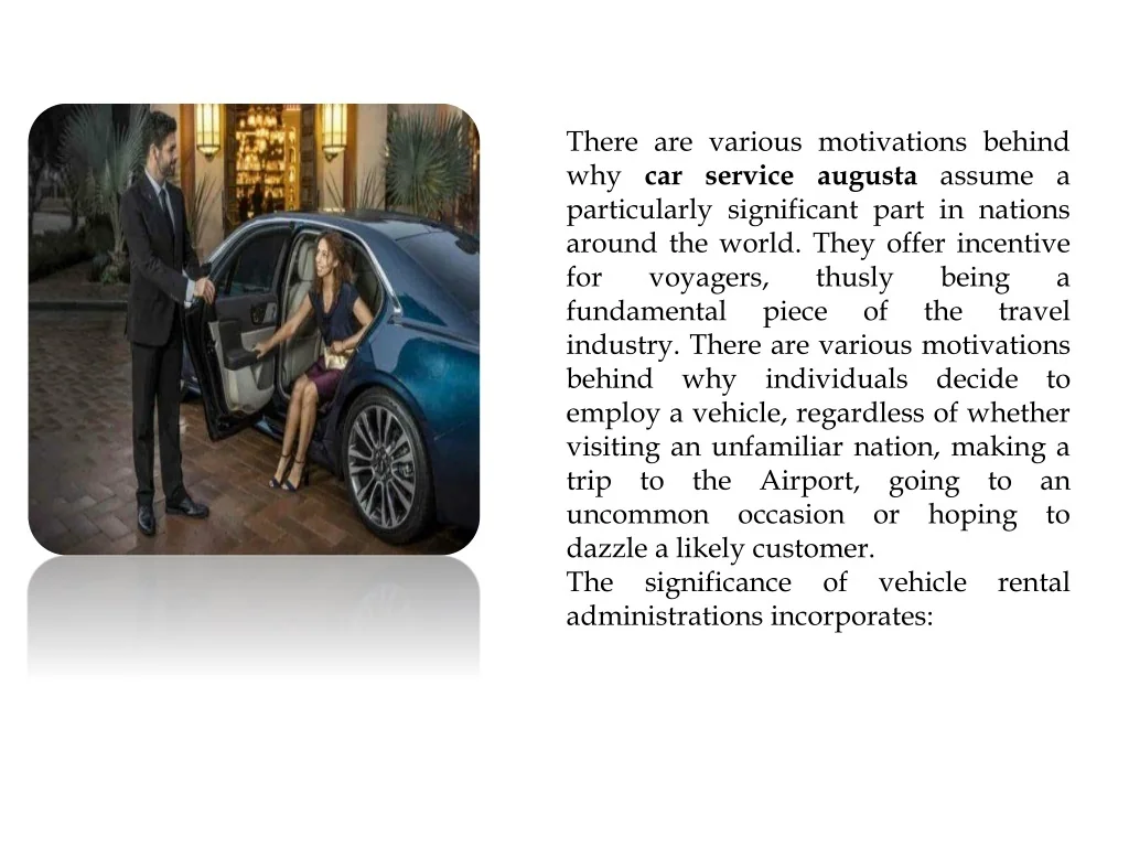 PPT - Know about the Significance of Car Rental Services PowerPoint ...