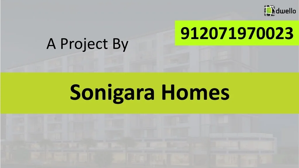 PPT - Twin Towers By Sonigara Homes At Ravet, Pune - Dwello PowerPoint ...