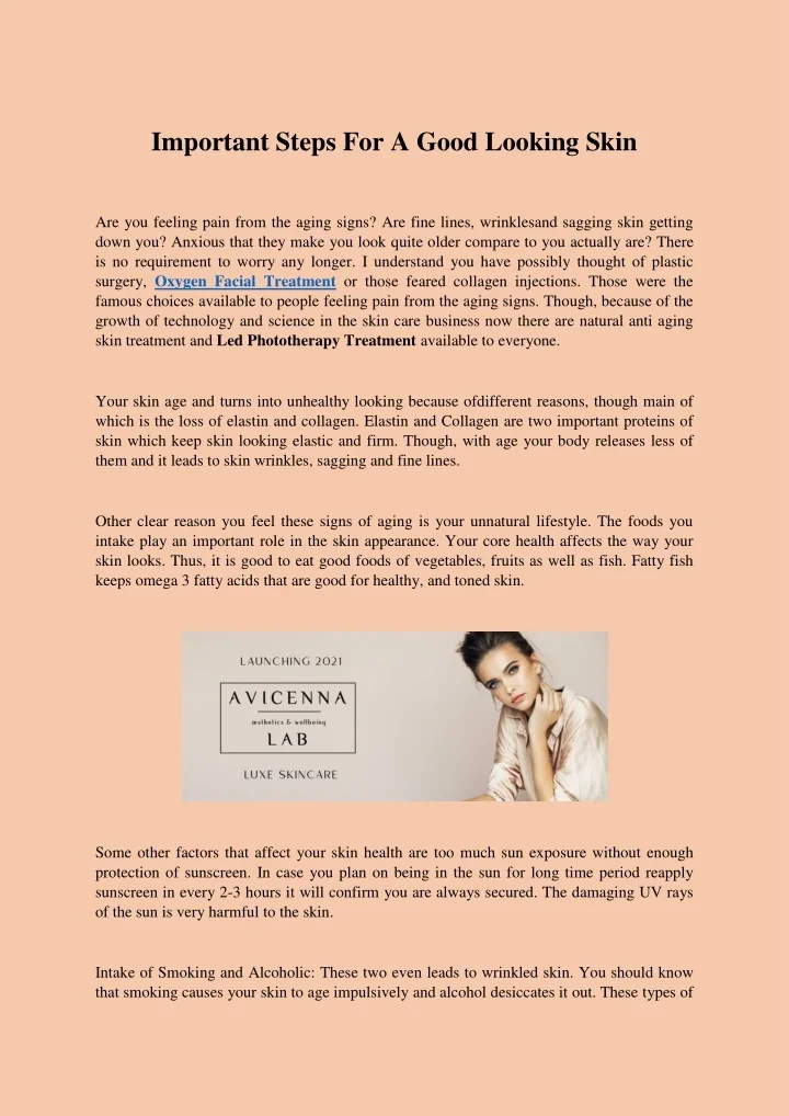 PPT - Important Steps For A Good Looking Skin PowerPoint Presentation ...