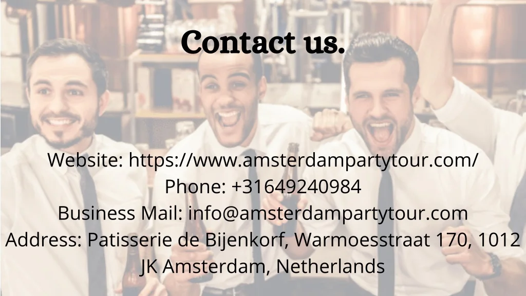 PPT - Amsterdam Bachelor Party | Amsterdam Party Tour PowerPoint ...