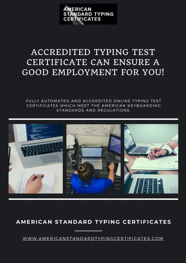 PPT - Accredited Typing Test Certificate can Ensure a Good Employment ...