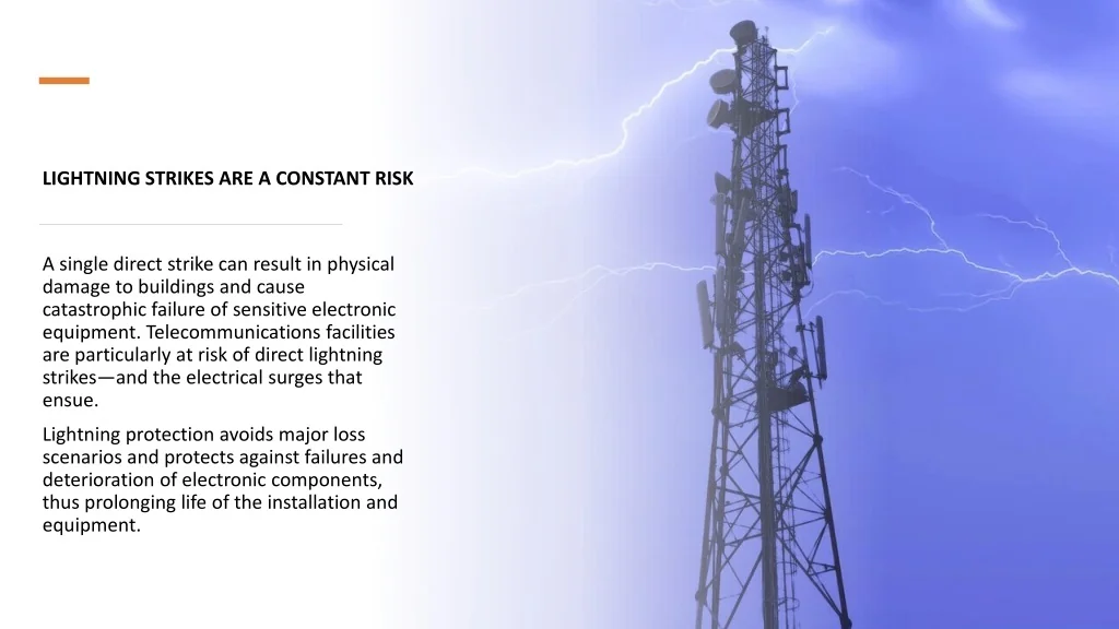 PPT - No. 1 Fully Integrated Lightning Protection Solution Provider for ...