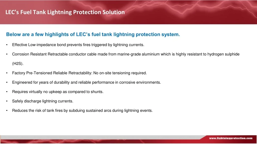 PPT - RGA 750 Generation 2 – The Perfect Fuel Tank Lightning Protection ...