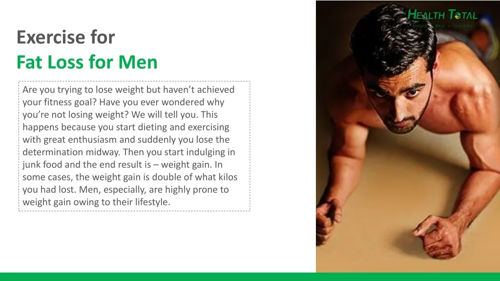 PPT - Weight Loss Diet Plan for Men PowerPoint Presentation, free ...