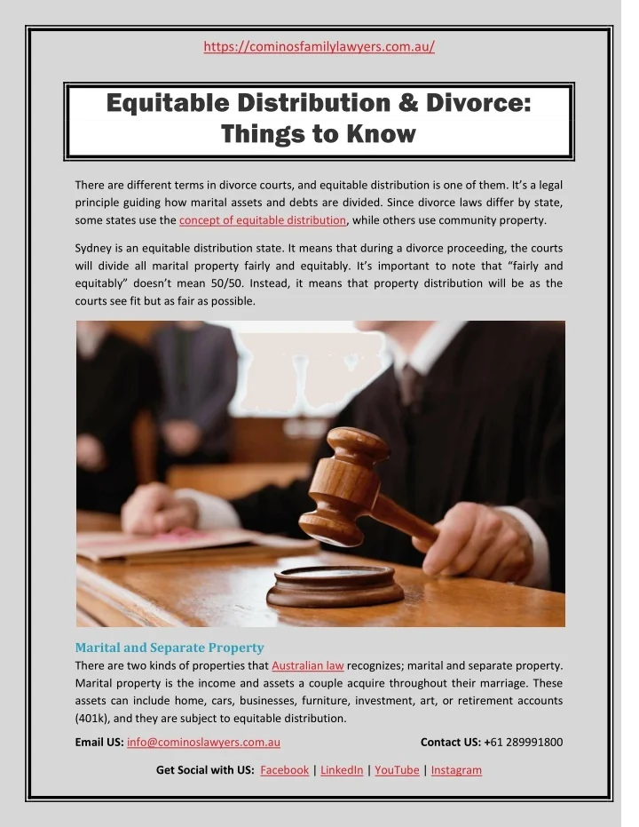 PPT - Equitable Distribution & Divorce: Things to Know PowerPoint ...