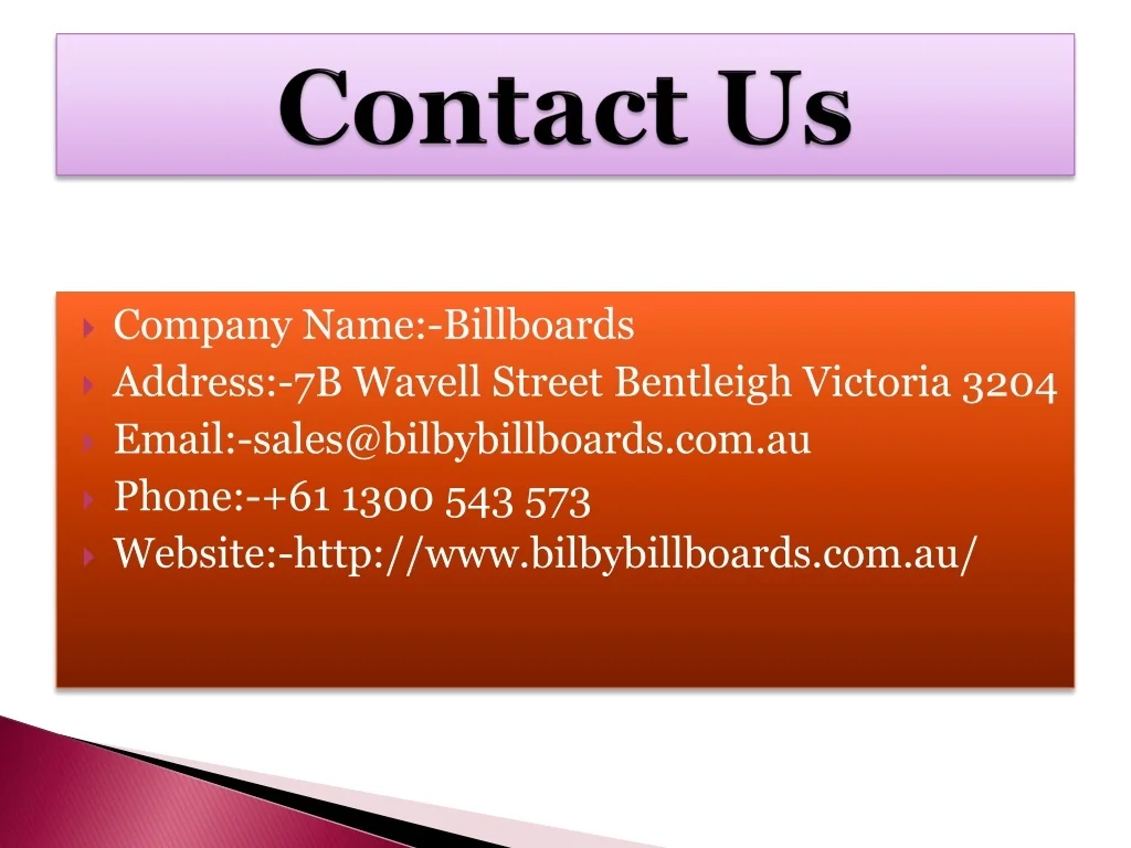 PPT - Branded Billboard Advertising Company in Australia PowerPoint ...