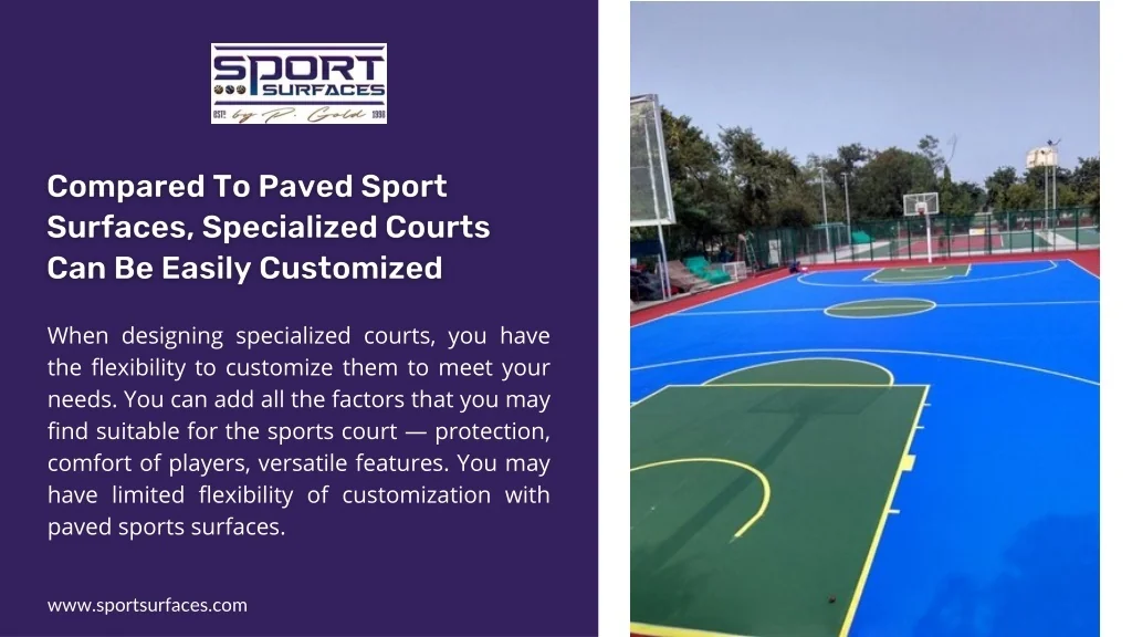 PPT - Benefits Of Specialized Courts Over Paved Surfaces PowerPoint ...